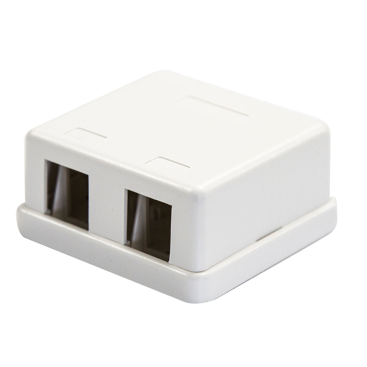 DYNAMIX 2 Port Unloaded Keystone Wall Mount Enclosure Dims: 60x60x30mm — IT·hub