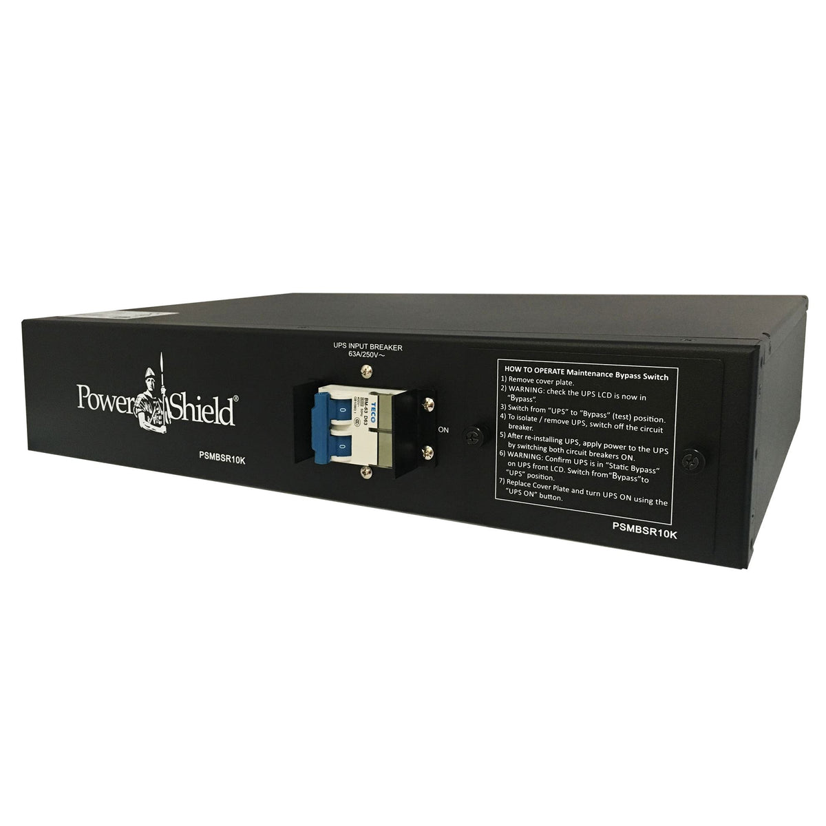 POWERSHIELD Rack/Tower Mounted External Maintenance Bypass Switch 6kVA ...