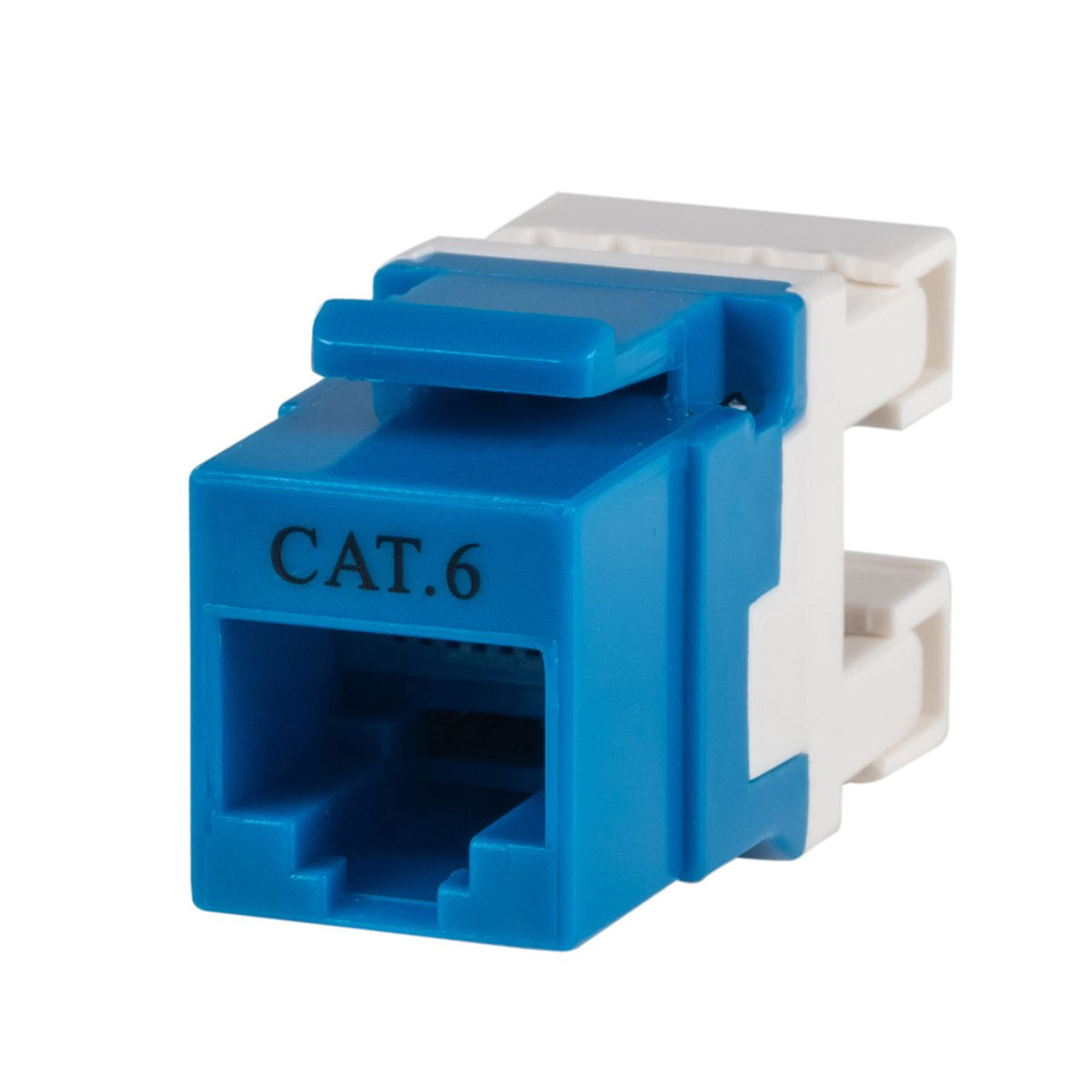 DYNAMIX Cat6 BLUE Keystone RJ45 Jack for 110 Face Plate. T568A/ T568B ...