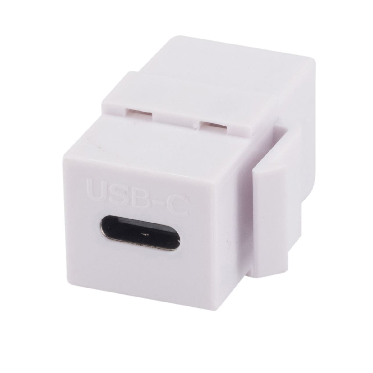 DYNAMIX USB-C 3.1 Keystone Jack Female to Female Connectors. White Col ...