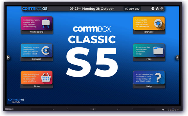 CommBox Interactive Classic S5 75" 4k Touchscreen — IT·hub