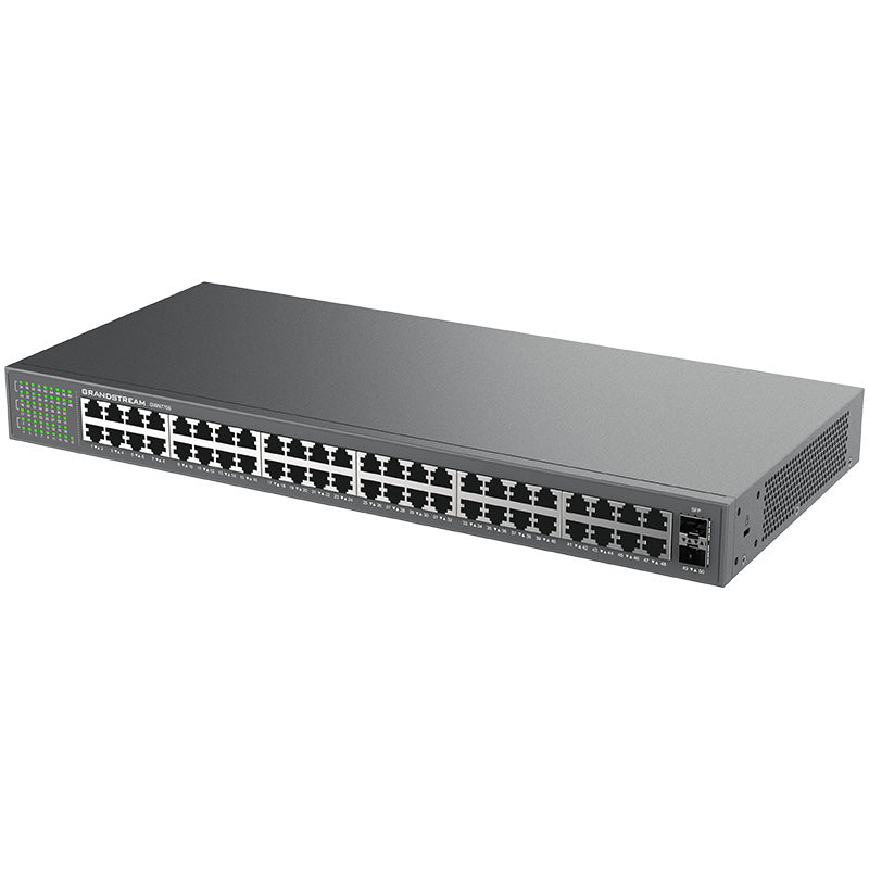 Grandstream GWN7706 48 Port Gigabit Unmanaged Network Switch with 2 SF ...