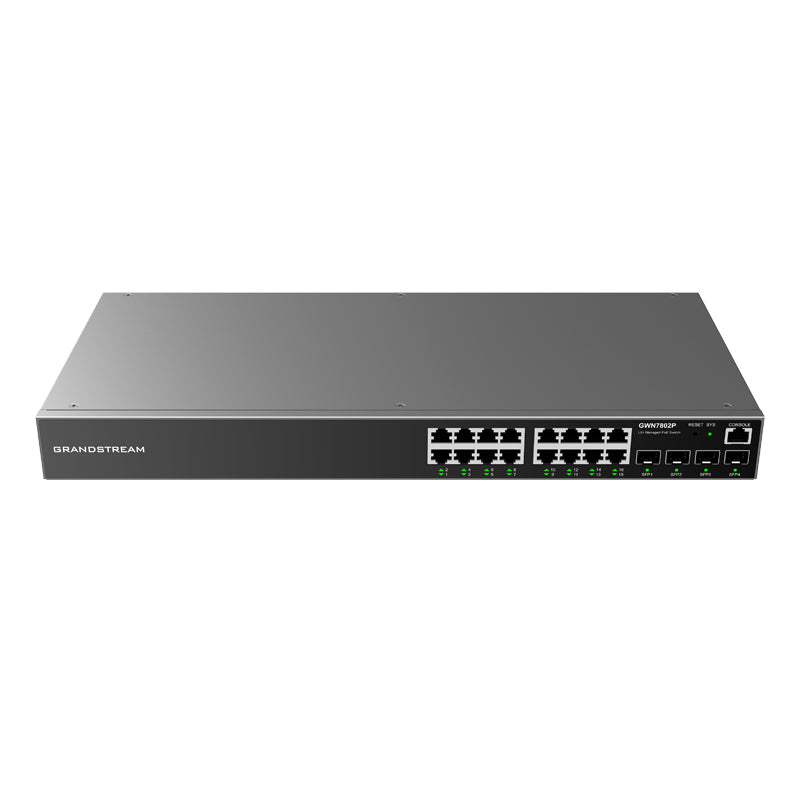 Grandstream GWN7802P 16 Port Gigabit PoE Managed Ethernet Switch — IT·hub