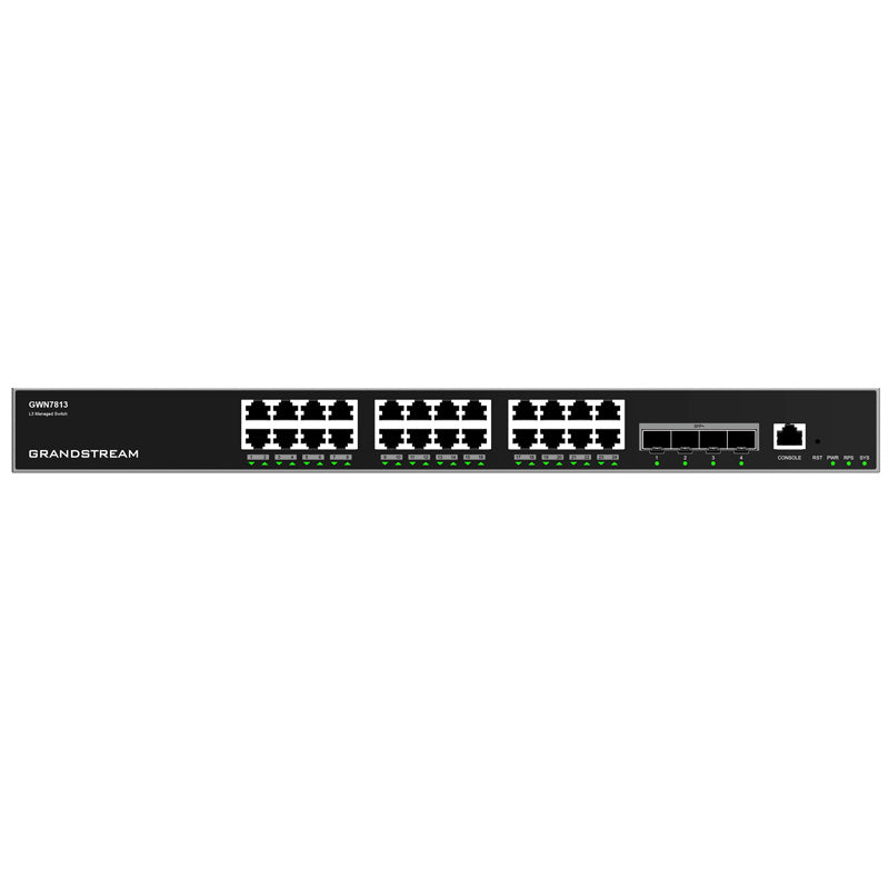Grandstream GWN7813 Enterprise Layer 3 Managed network Switch with 24 ...