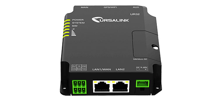 Milesight UR32 Industrial 3G/4G/LTE PoE DIN Mountable Router with I/O ...